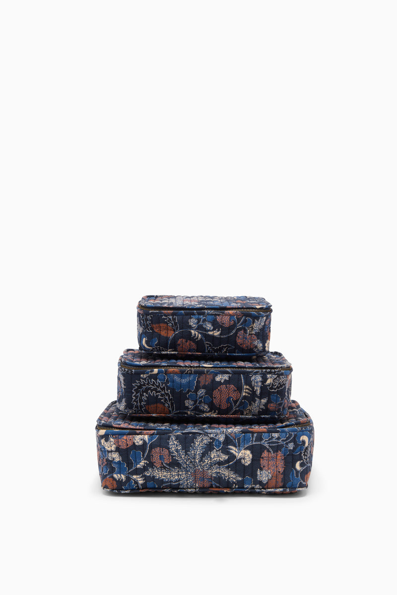 Packing Cubes - Moonlight Floral Cotton Packing Cubes - Ulla Johnson