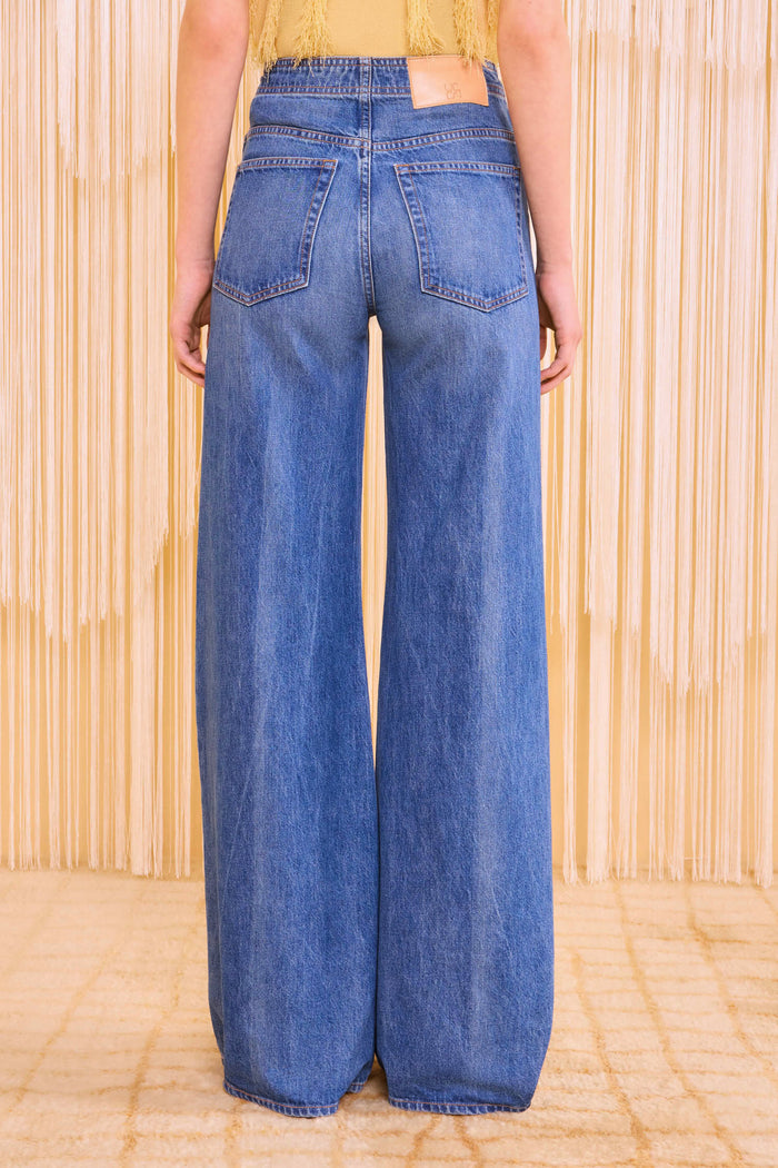 The Bianca Jean - Danube High Rise Wide Leg Jean - Ulla Johnson
