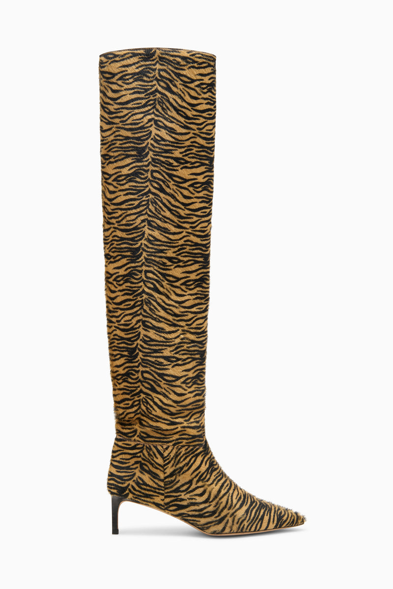 Carolina Kitten Heel Boot - Okapi Animal Print Boot - Ulla Johnson