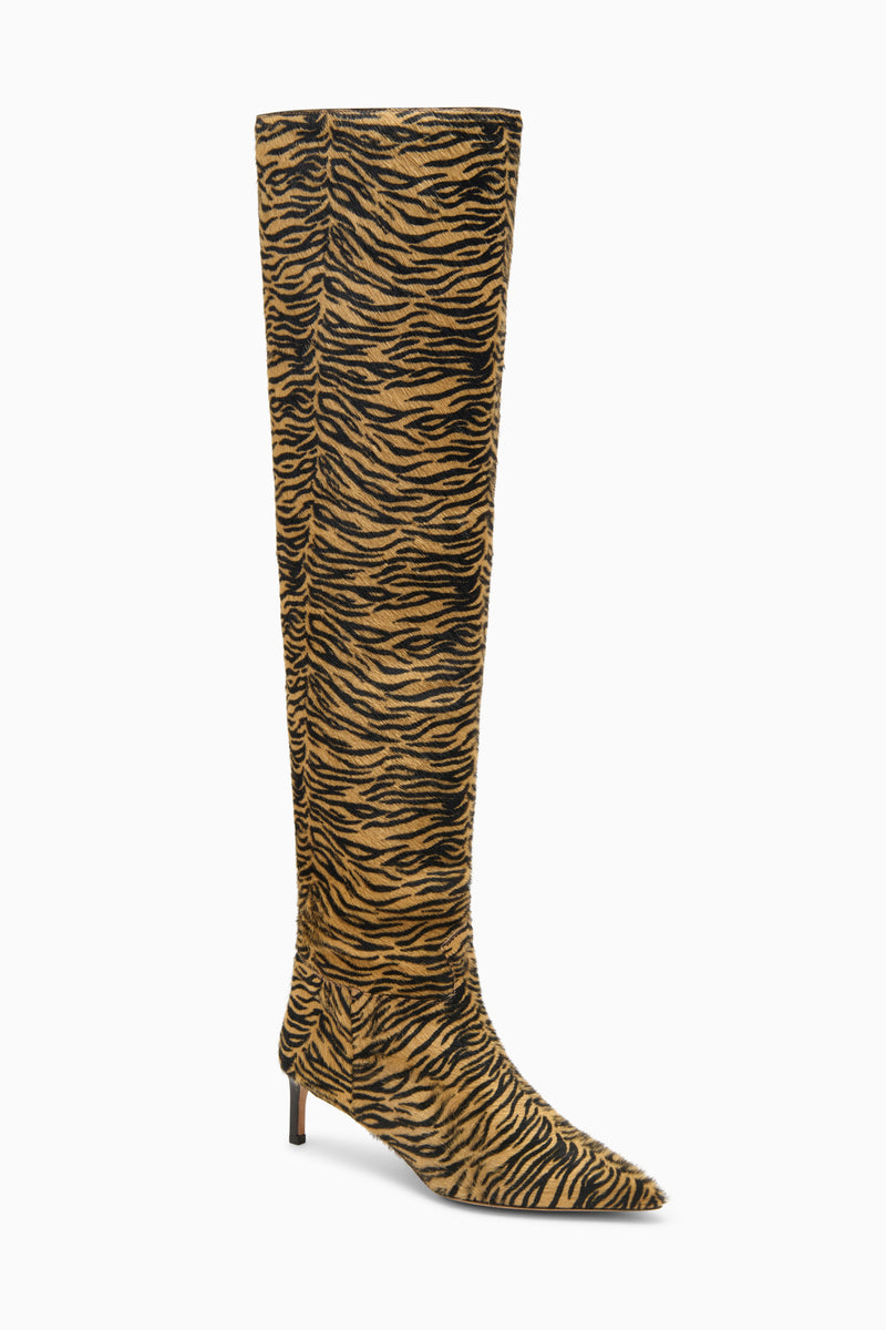 Carolina Kitten Heel Boot - Okapi Animal Print Boot - Ulla Johnson